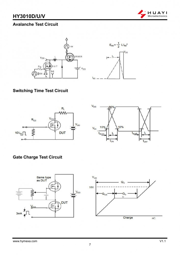 HY3010D datasheet page 6