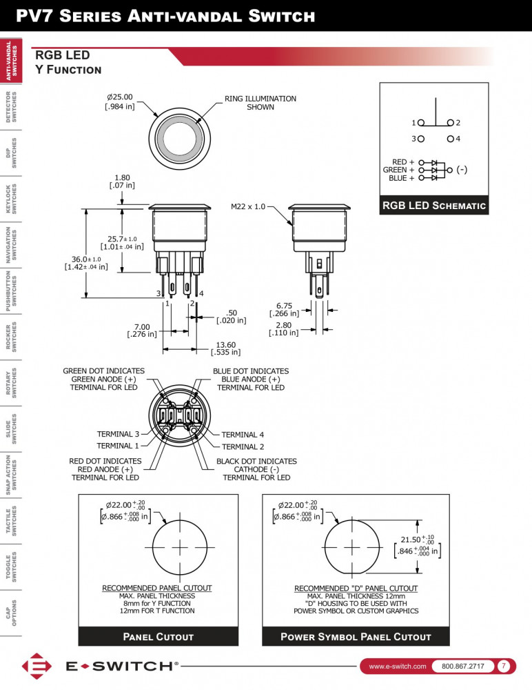PV7 series datasheet page 7