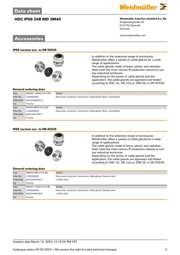 Product technical document page 4