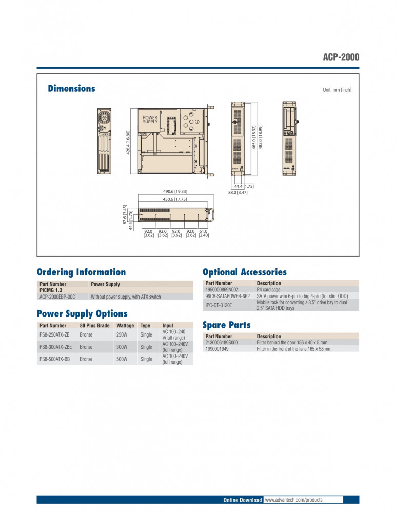ACP-2000 technical document page 2