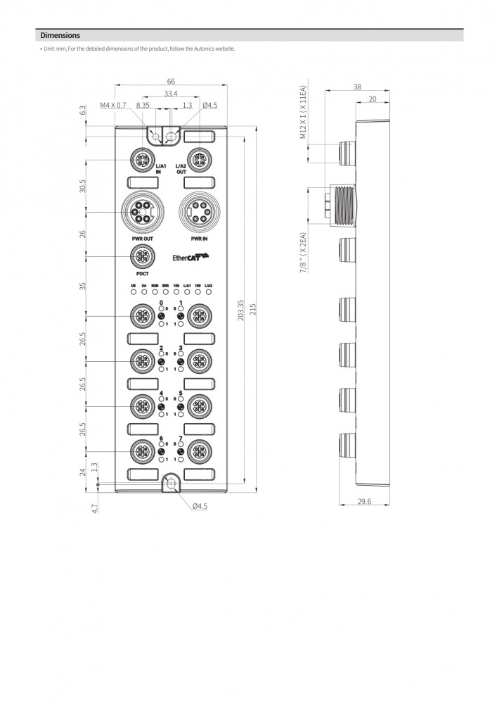 ADIO-EC product manual page 3