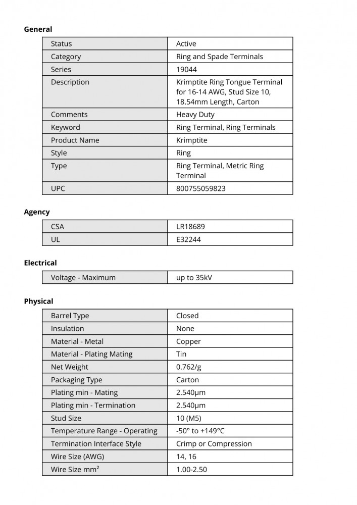 MOLEX 190440032 product document image, page 2