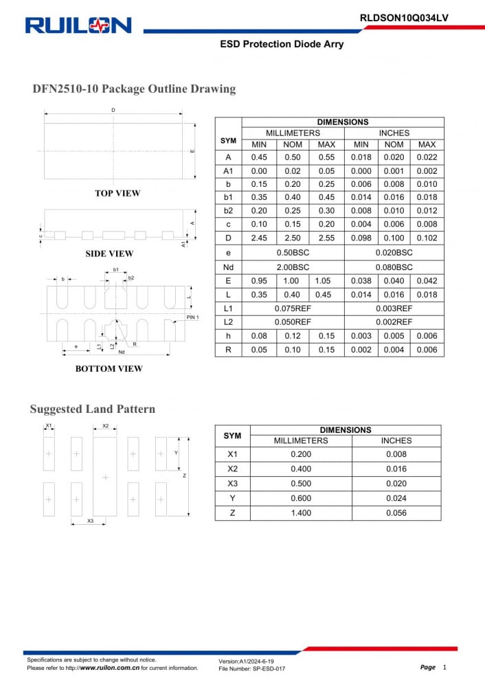 RLDSON10Q034LV datasheet page 5