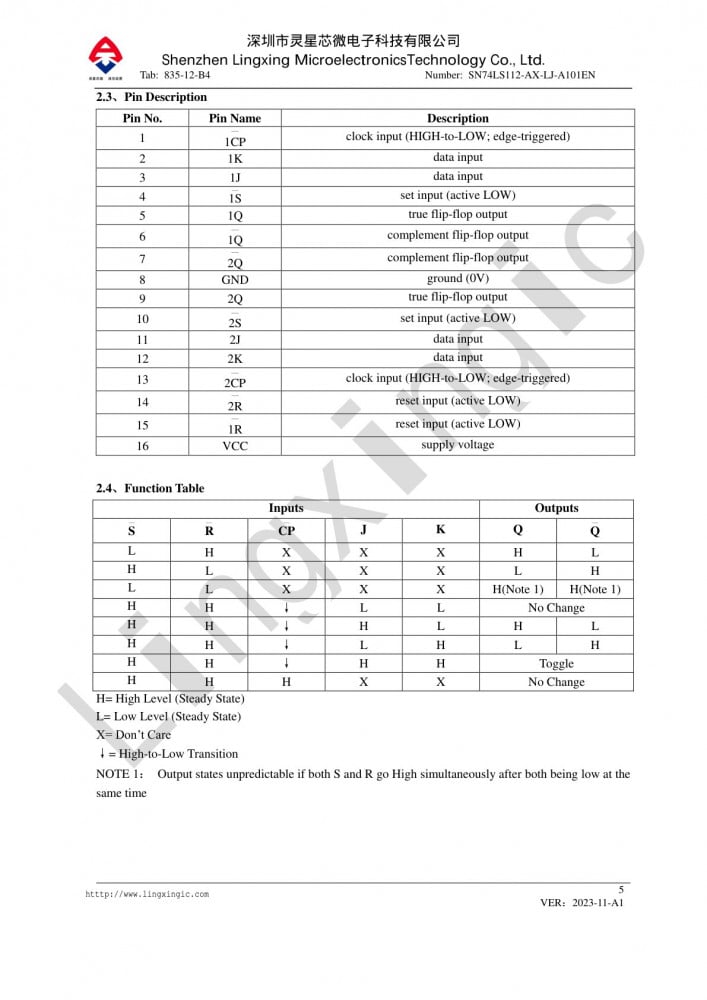 SN74LS112AN(LX) datasheet page 7