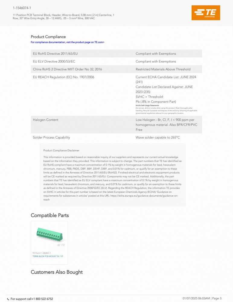 TE Connectivity 1-1546074-1 document page 3