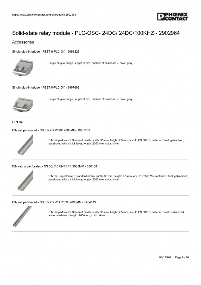 Phoenix Contact 2902964 document page 6