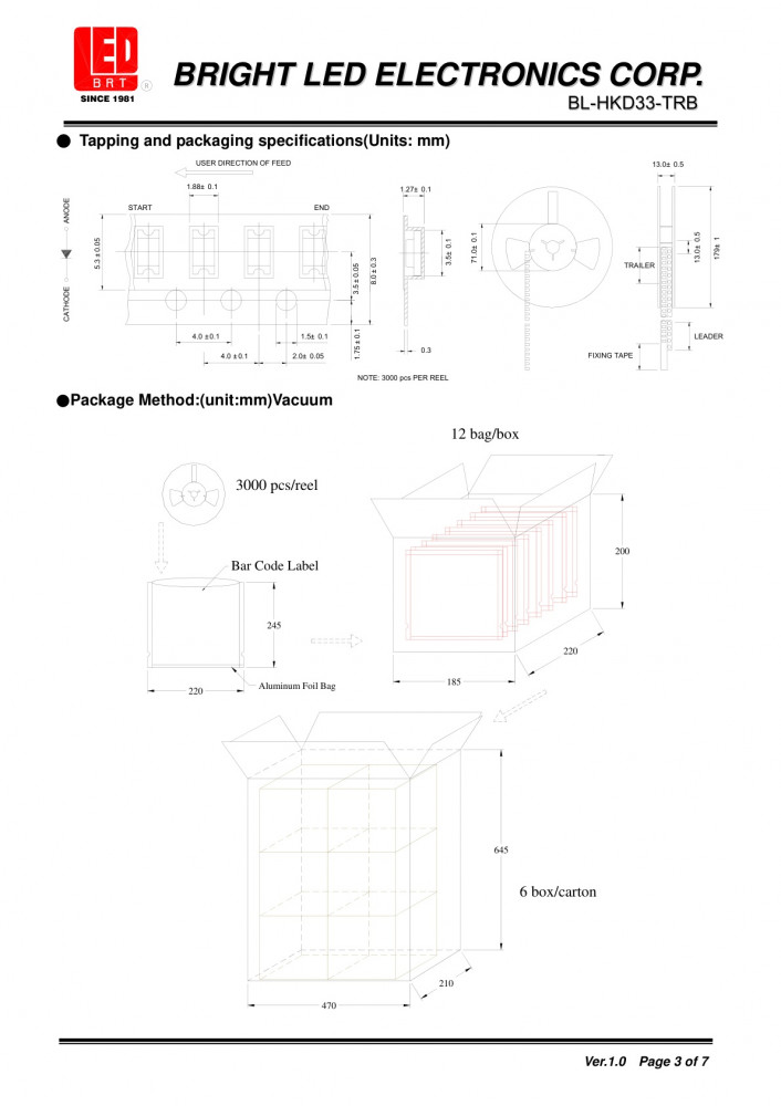 BL-HKD33-TRB datasheet page 3