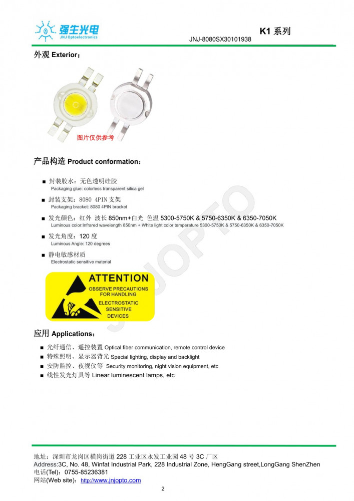 JNJ-8080SX30101938 datasheet page 2