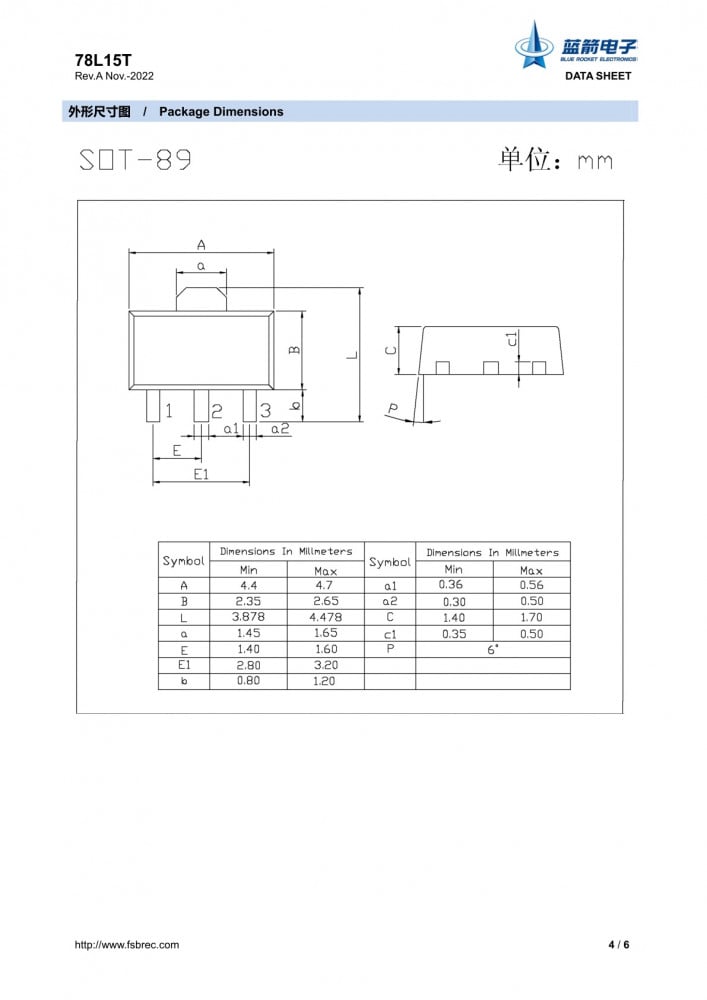78L15T datasheet page 4