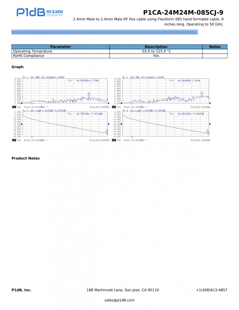 P1CA-24M24M-085CJ-9 technical document page 2