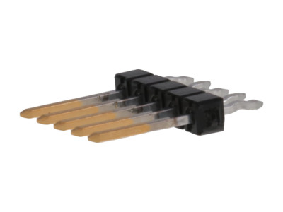 KK 254 Breakaway Header, Vertical, 4 Circuits, Tin (Sn) Plating, Mating Pin Length 7.49mm, with Kinked PC Tails, Bag