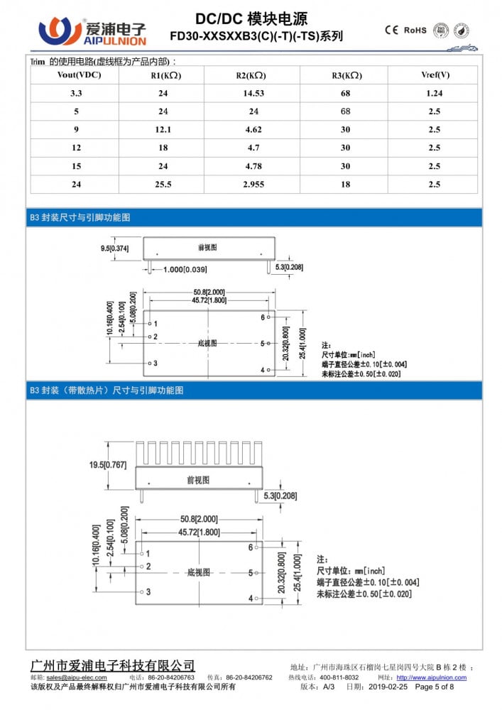 FD30-18S3V3B3C datasheet page 5