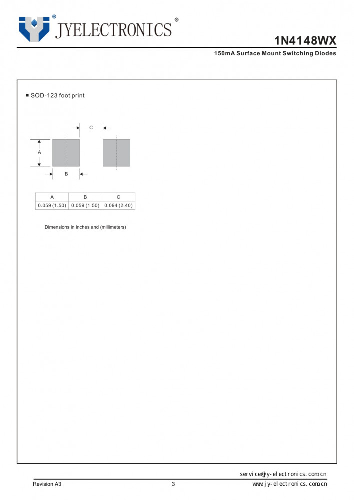 1N4148WX datasheet page 3