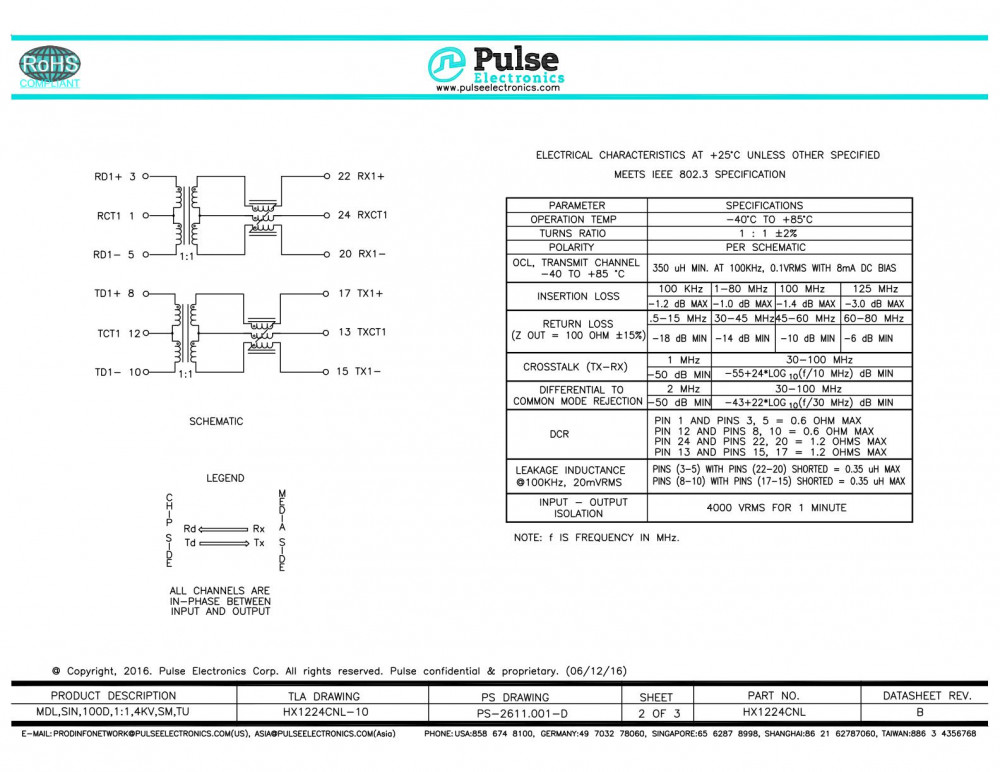 HX1224CNLT datasheet page 2