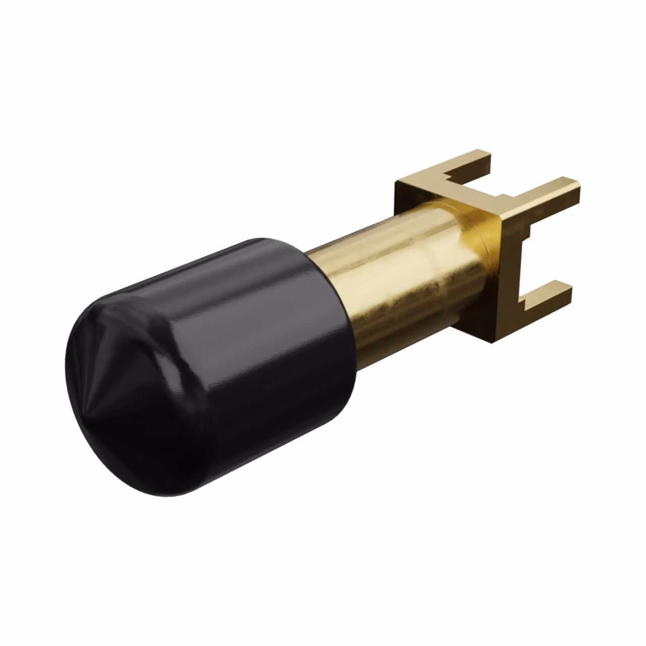 SMA Jack, Straight, PCB Receptacle, Through Hole, Brass Body, Gold (Au) Plated, Dust Cap Included, 50 Ohms for sale