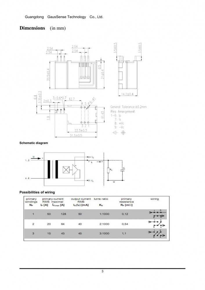 SCMFA25 datasheet page 3