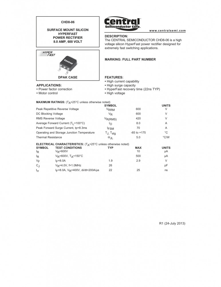 CHD8-06 product specification page