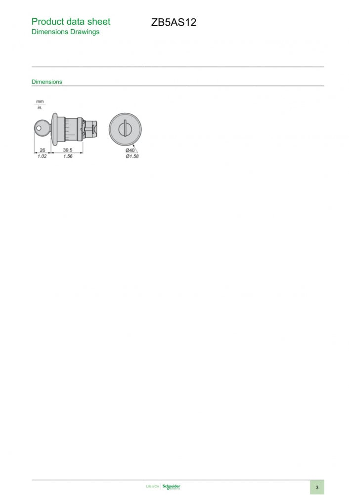 ZB5AS12 technical document page 3