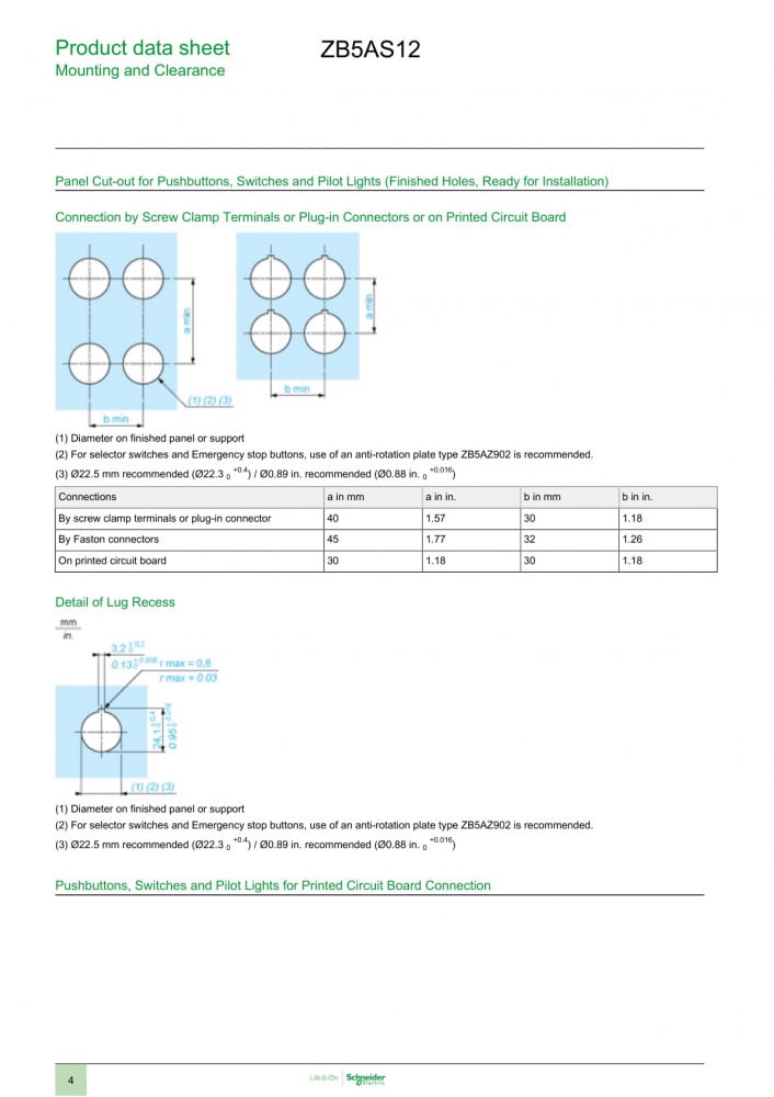 ZB5AS12 technical document page 4