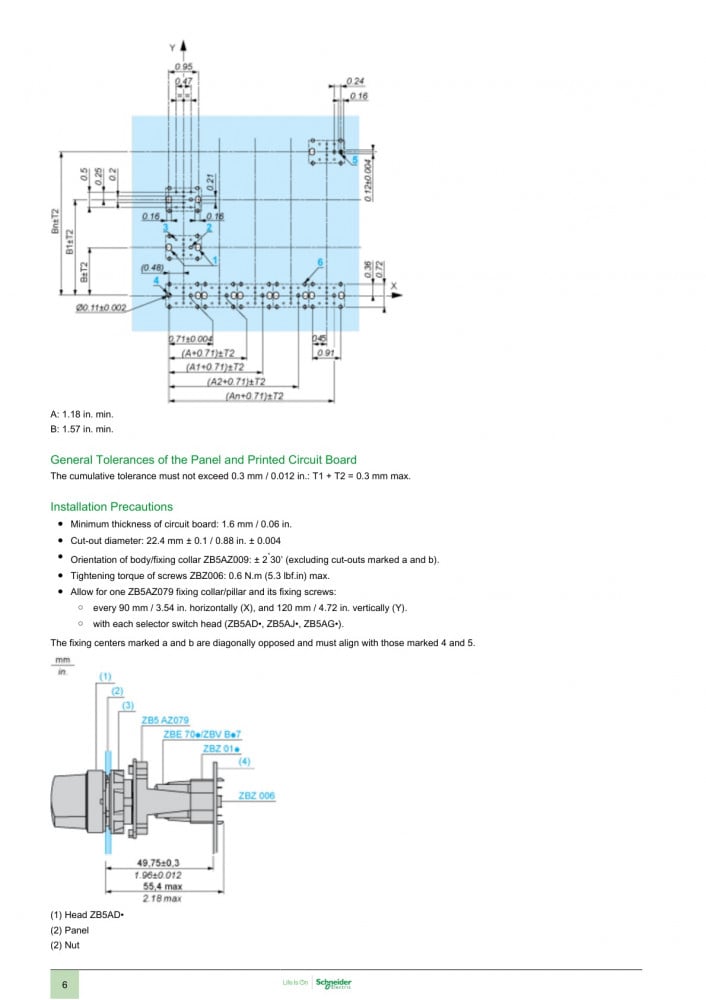 ZB5AS12 technical document page 6