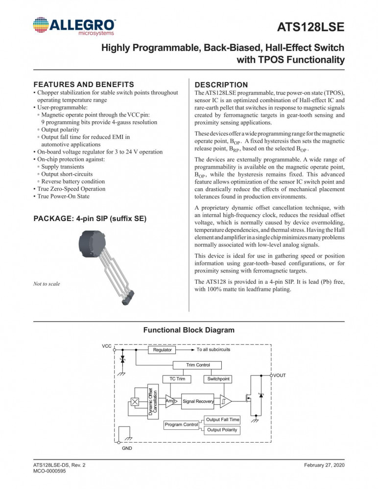 ATS128LSETN-T datasheet page 1