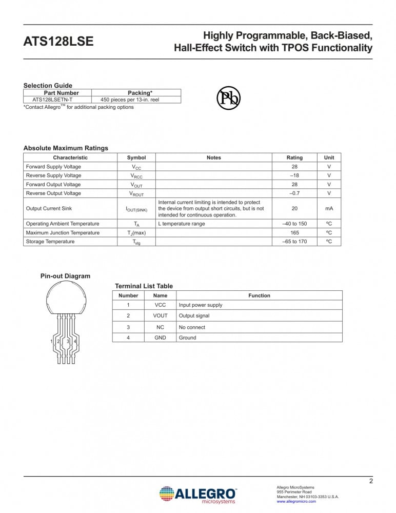 ATS128LSETN-T datasheet page 2