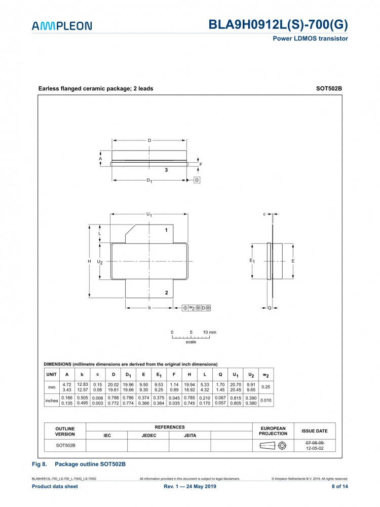 BLA9H0912L-700U datasheet page 8