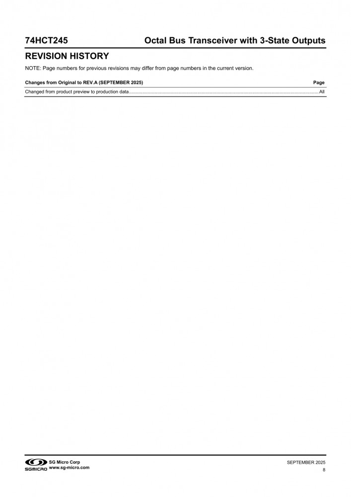 74HCT245 datasheet page 8