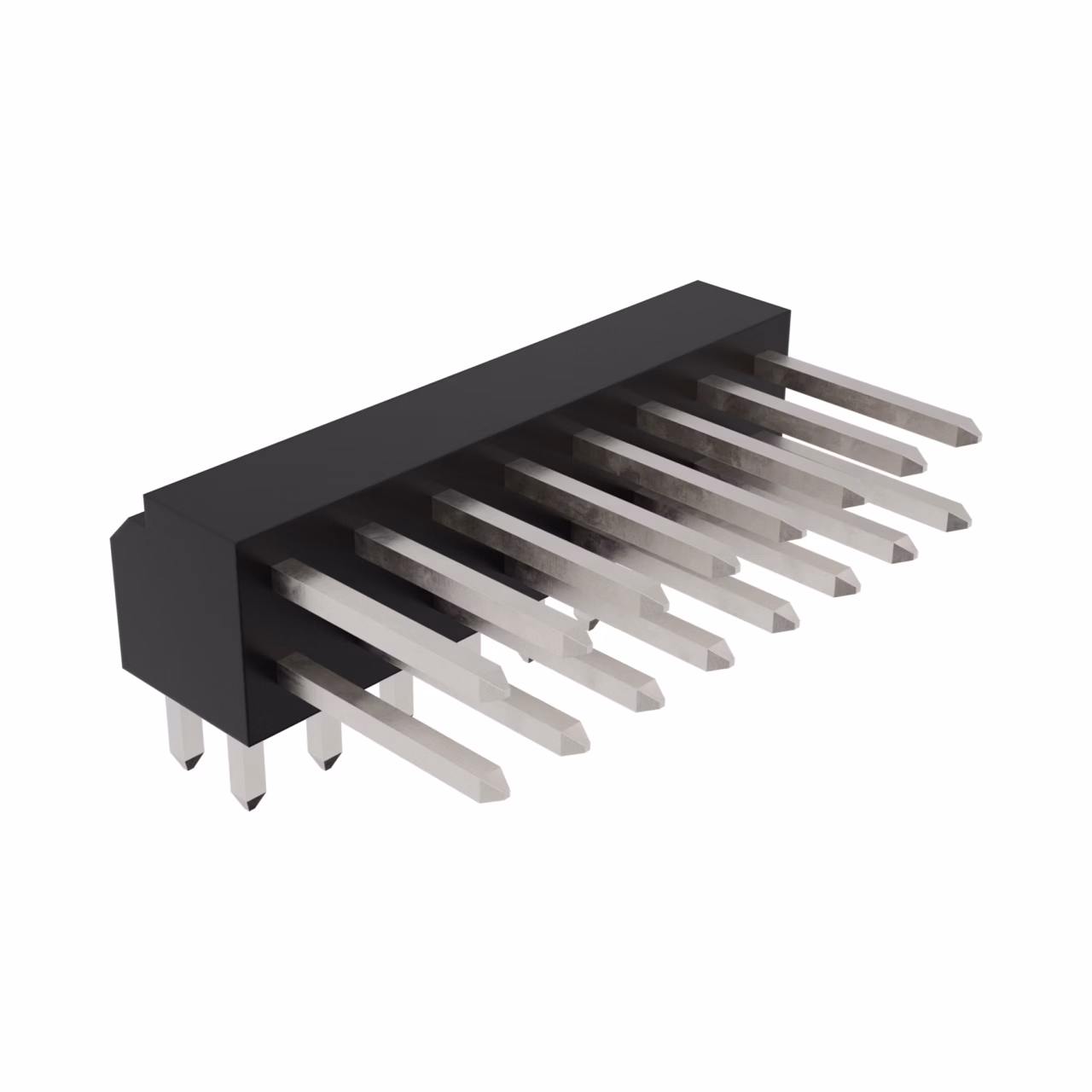2.00mm Pitch Milli-Grid Header, Right-Angle, Through Hole, 16 Circuits, 2.54µm Tin (Sn) Plating, Mating Pin Length 6.00mm, Tail Length 2.90mm, Tray, Lead-Free for sale