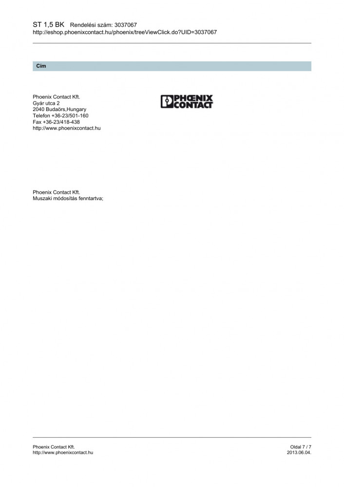 ST 1,5 BK technical document page 7