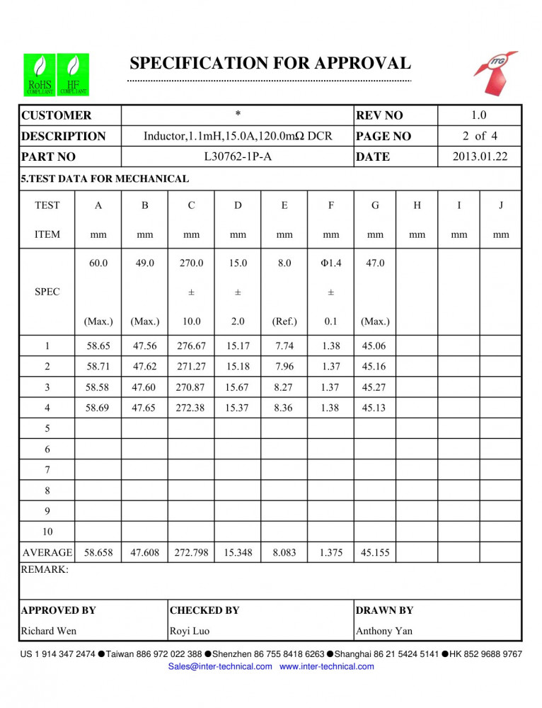 L30762-1P-A datasheet page 2 preview