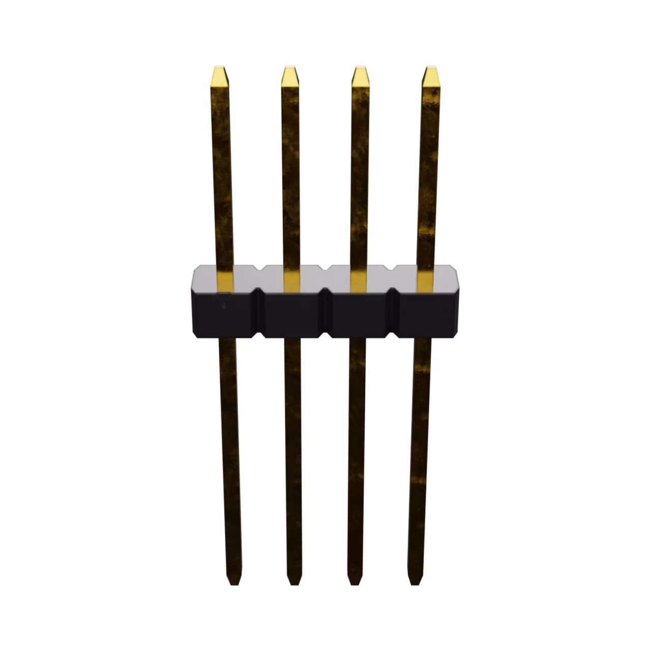 2.00mm Pitch Milli-Grid Header, Vertical, Through Hole, Breakaway, 4 Circuits, 0.38µm Gold (Au) Plating, Mating Pin Length 6.60mm, Tail Length 9.70mm, Lead-Free for sale