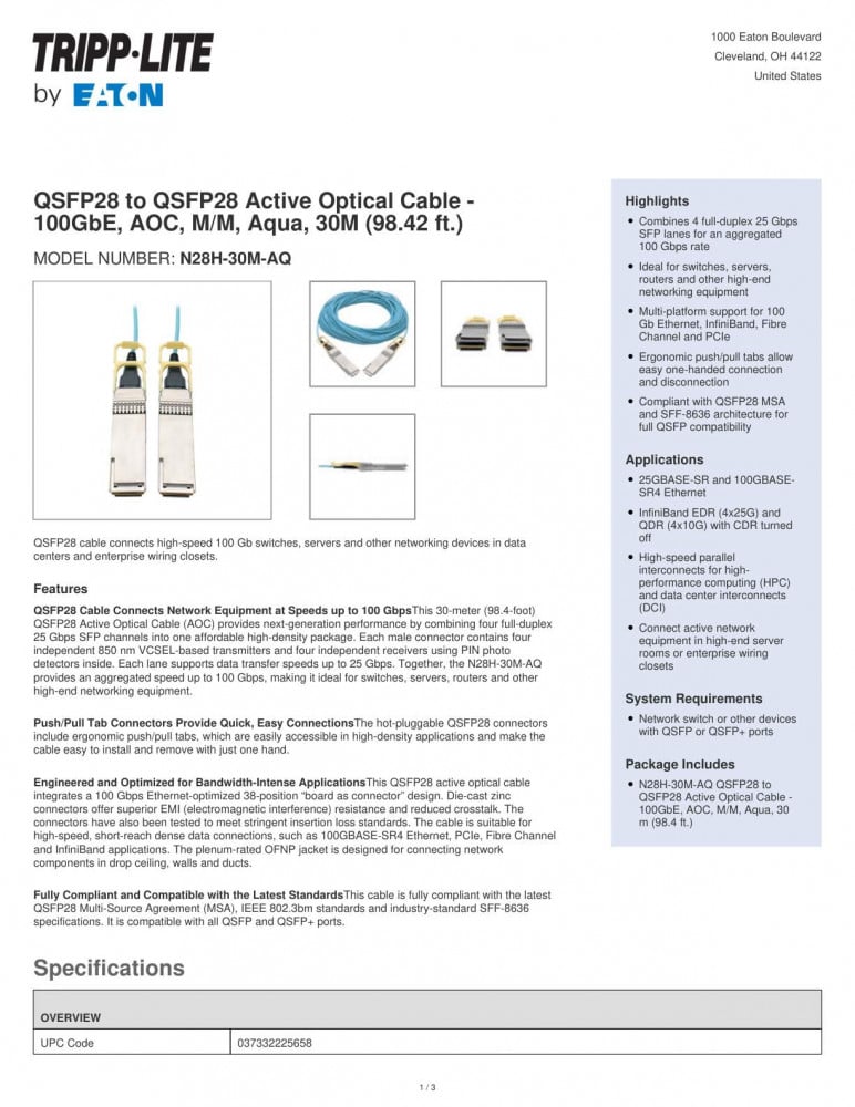 N28H-30M-AQ technical document page 1