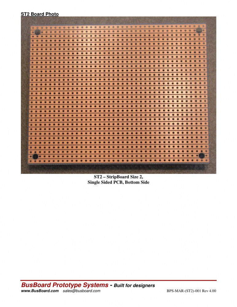 ST2 StripBoard Size 2 technical document image 2