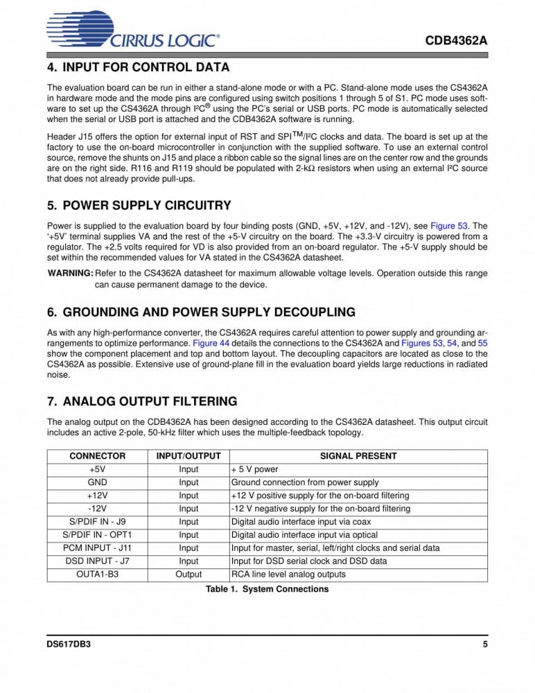 CDB4362A documentation page 5