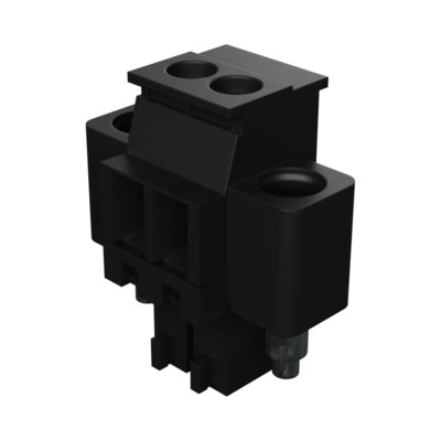 3.50mm Pitch Eurostyle Vertical Plug, with Retention Screws, Front Wire Entry, 2 Circuits for sale
