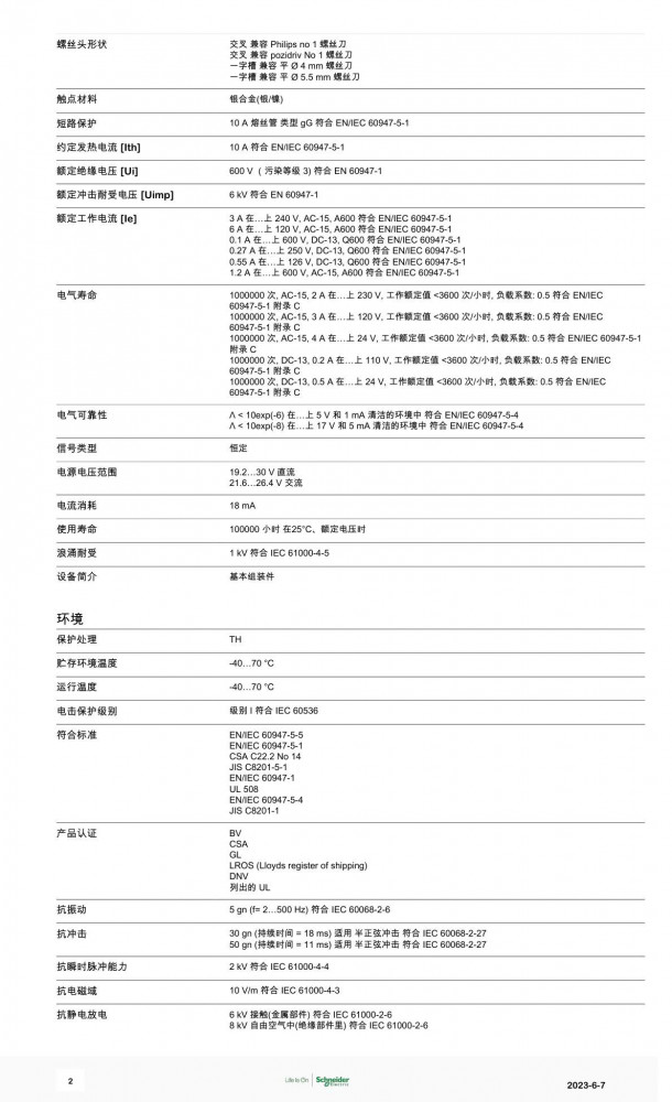 ZB4BW0B31 technical document page 2