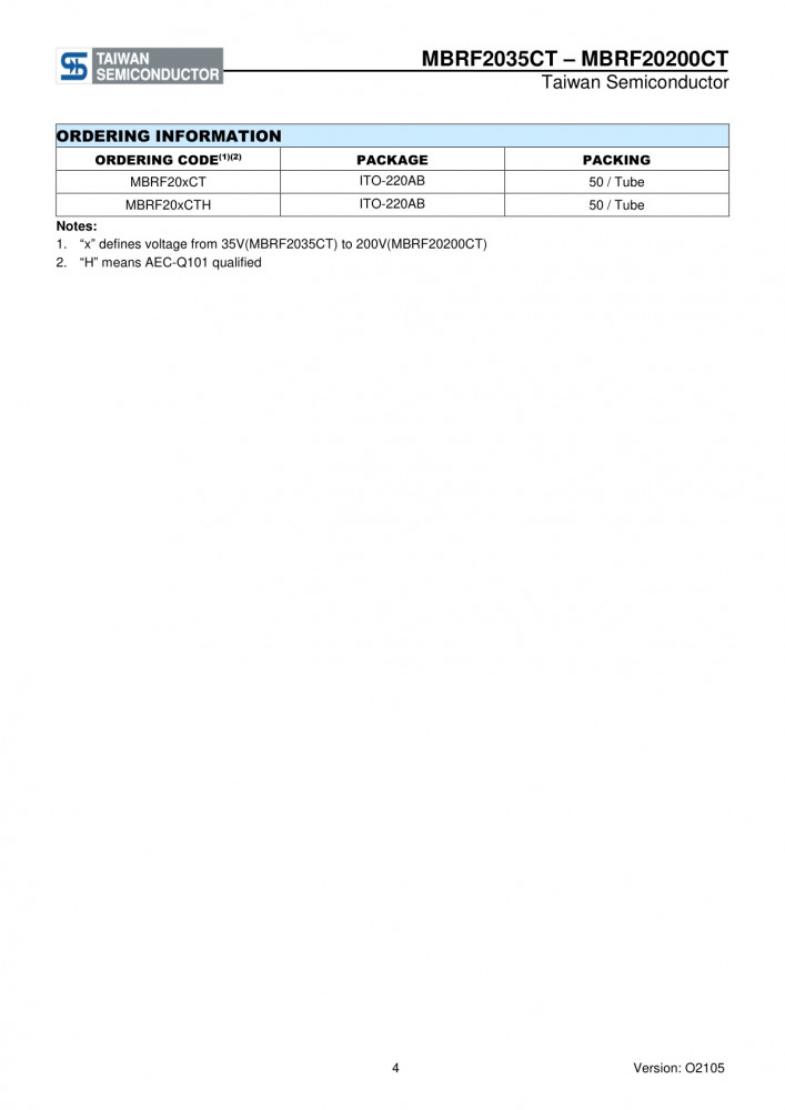 MBRF2035CT datasheet page 4