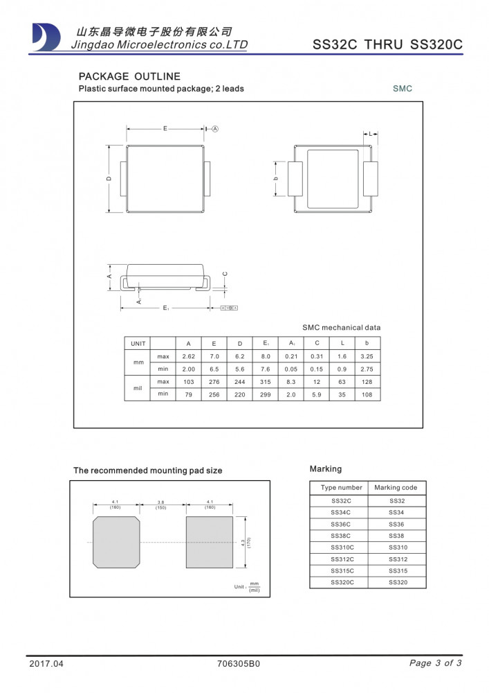 SS38C datasheet page 3