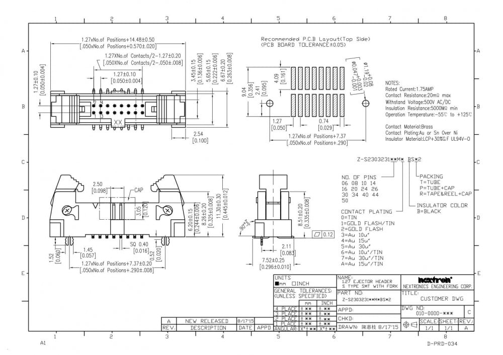 Z-S230323140M1BSR2 technical document preview