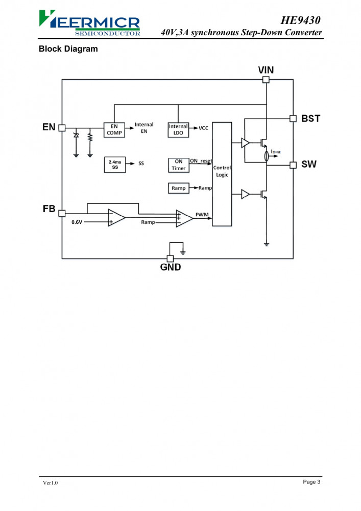 HE9430 datasheet page 3