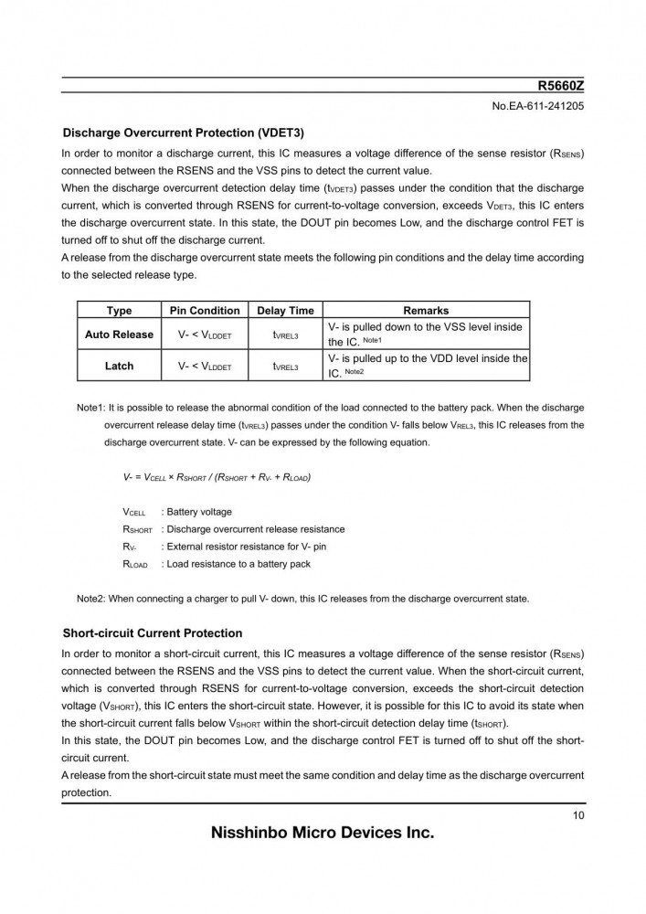 R5660Z datasheet page 10