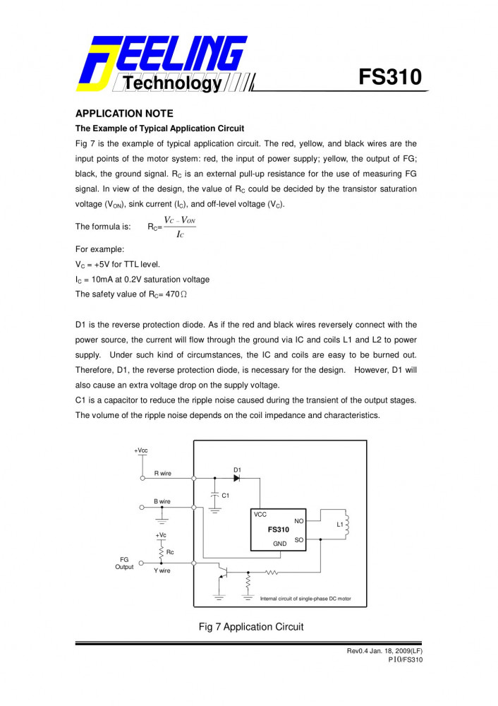 FS310LF-A datasheet page 10