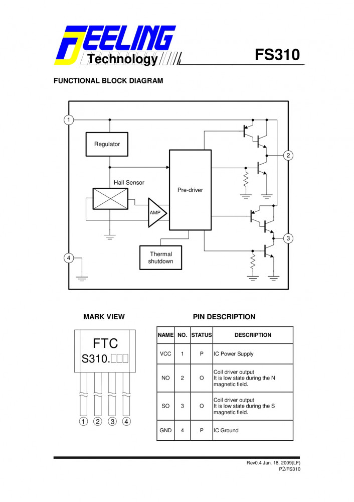 FS310LF-A datasheet page 2