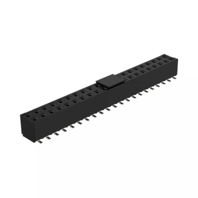 Milli-Grid Vertical Receptacle, 2.00mm Pitch, Dual Row, Surface Mount, Top/Bottom Entry, with Cap, Tube, 0.38µm Gold (Au) Plating, 4 Circuits, Lead-Free