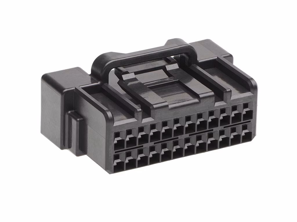 QSFP-DD Cage Assembly, 1-by-5, SAN Fin Heat Sink, Spring Fingers, One Rear Leg, with Press-Fit Pins, Robust