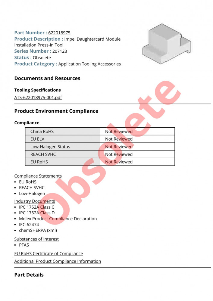 Tooling document page 1