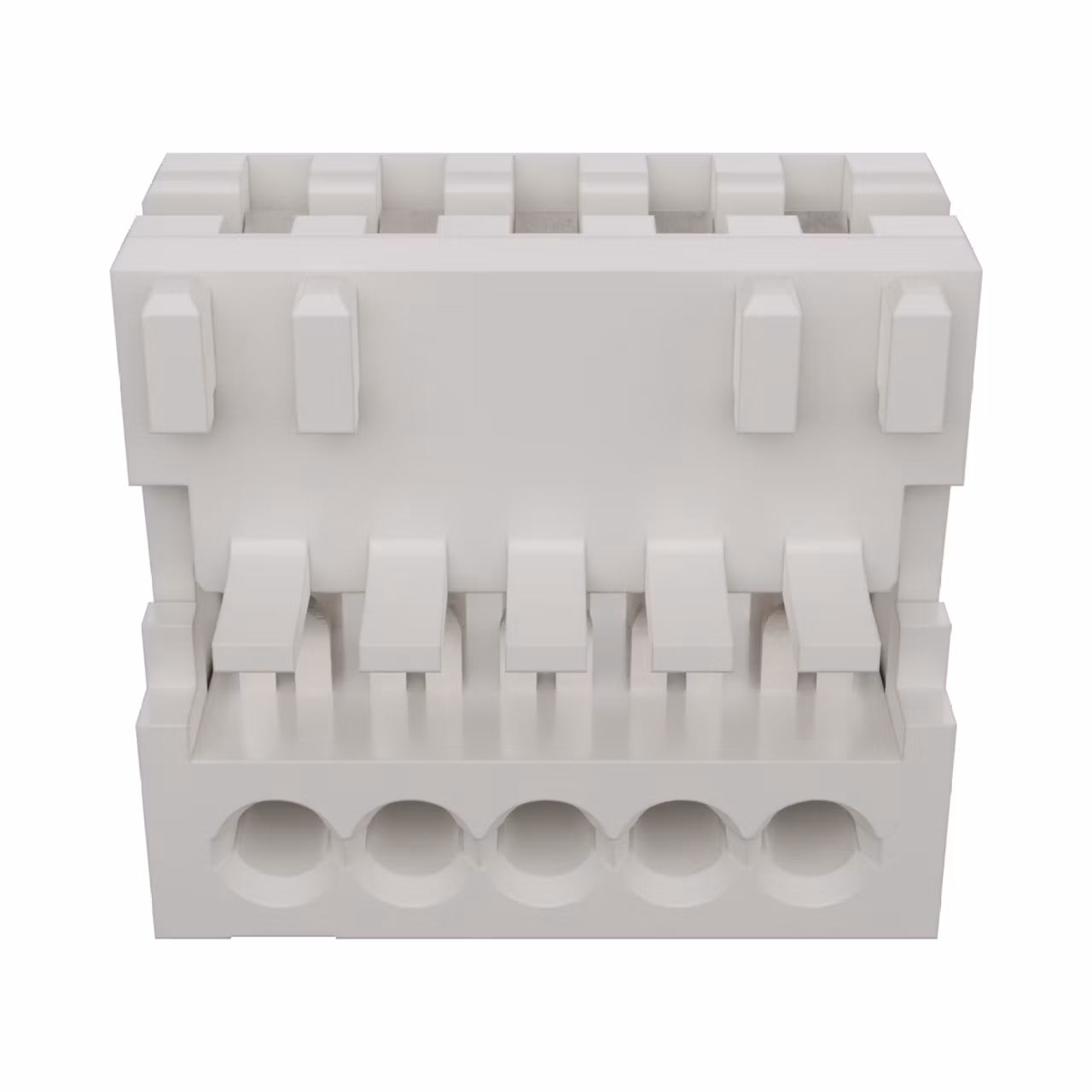 Appli-Mate RAST 2.5 IDT Housing, 2.50mm Pitch, Direct/Indirect, Female, 5 Circuits, Position Keys C and D Removed for sale