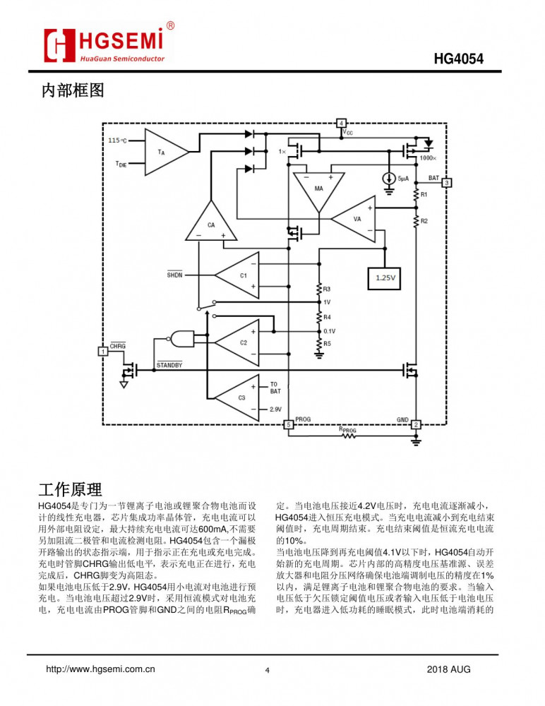 HG4054M5/TR datasheet page 4