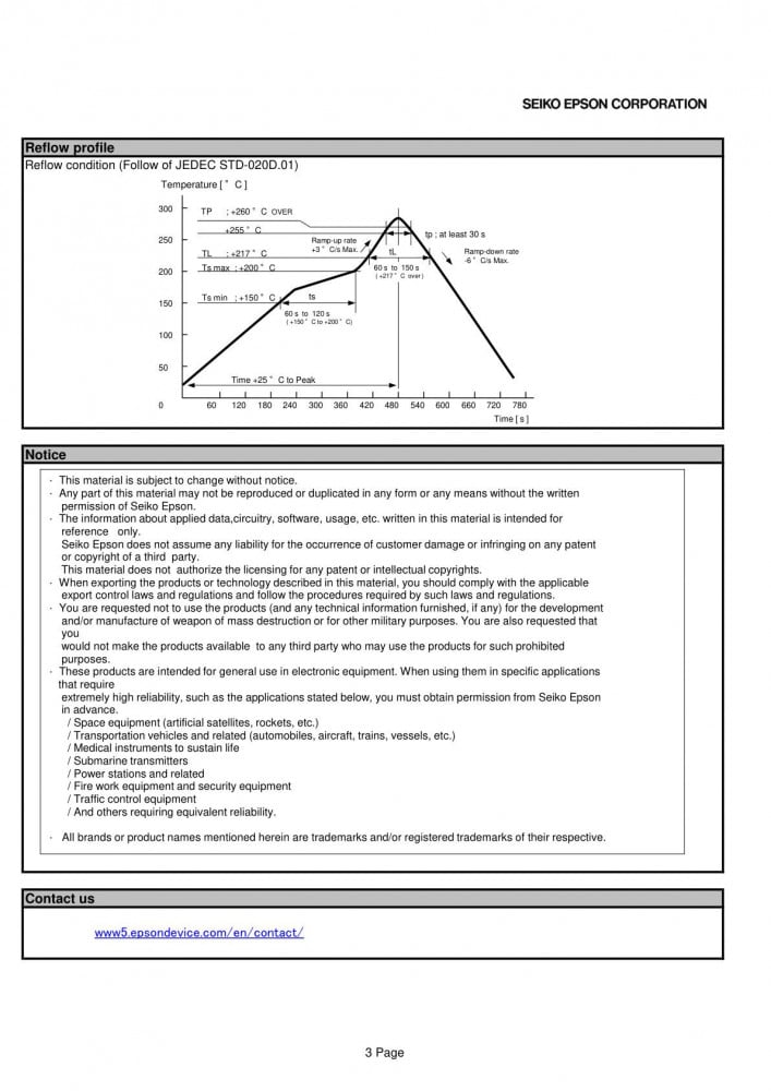 EPSON FC1610AN technical document page 3